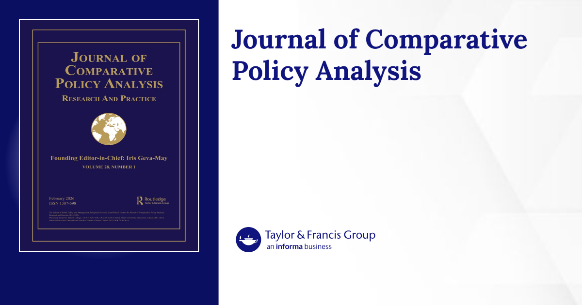 Journal Of Comparative Policy Analysis Research And Practice Vol 27 Journal Of Comparative Policy Analysis Research And Practice Vol 27